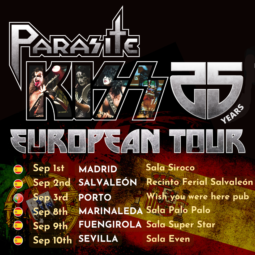 PARASITE KISS, BANDA TRIBUTO BRASILEÑA, CELEBRA SU 25 ANIVERSARIO CON ...