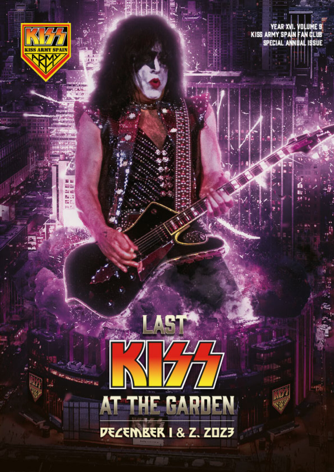 “LAST KISS AT THE GARDEN, DECEMBER 1&2, 2023". THE BOOK OF THE TWO ...